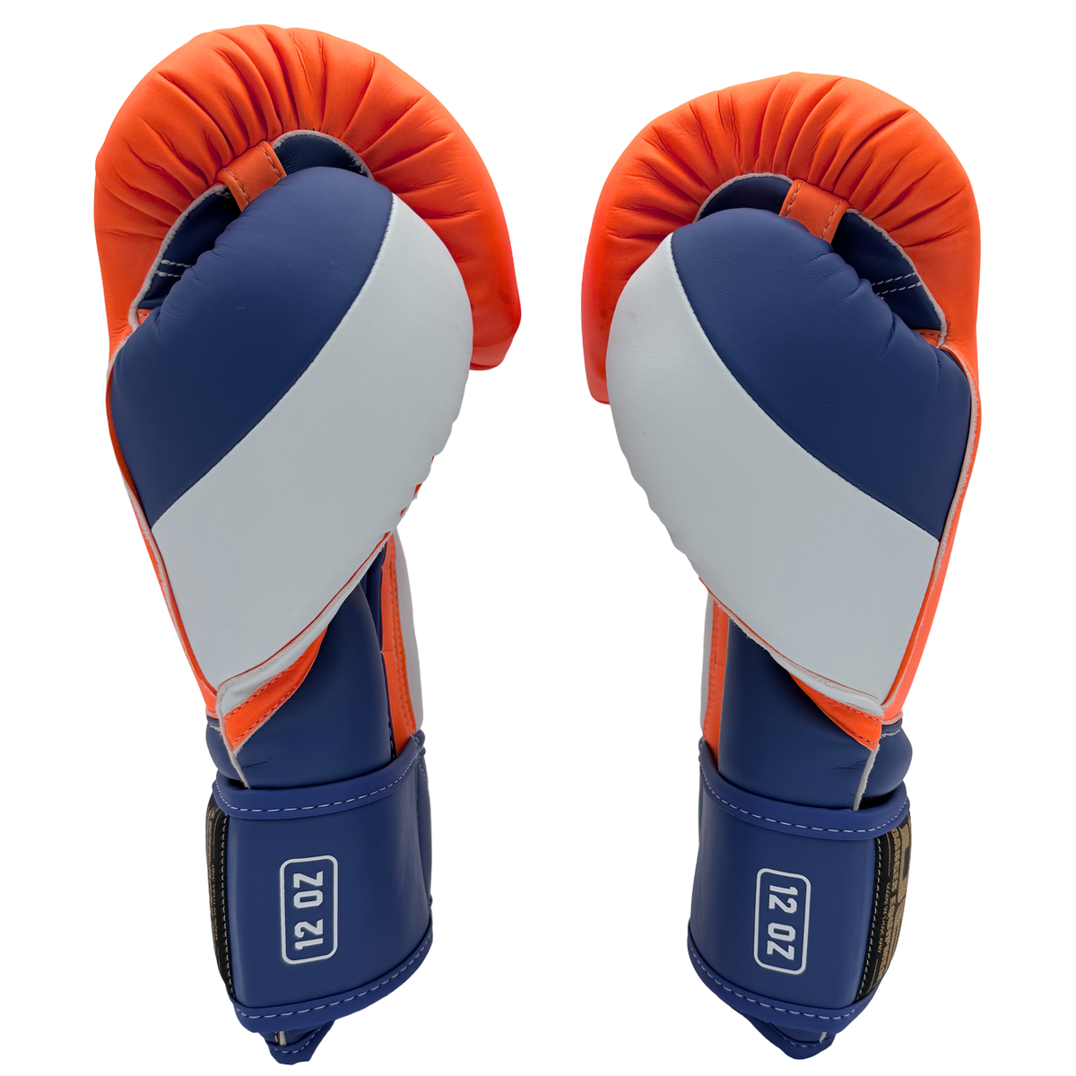 Boxing Gloves Danger Mexican Microfiber Orange Blue – Danger Equipment