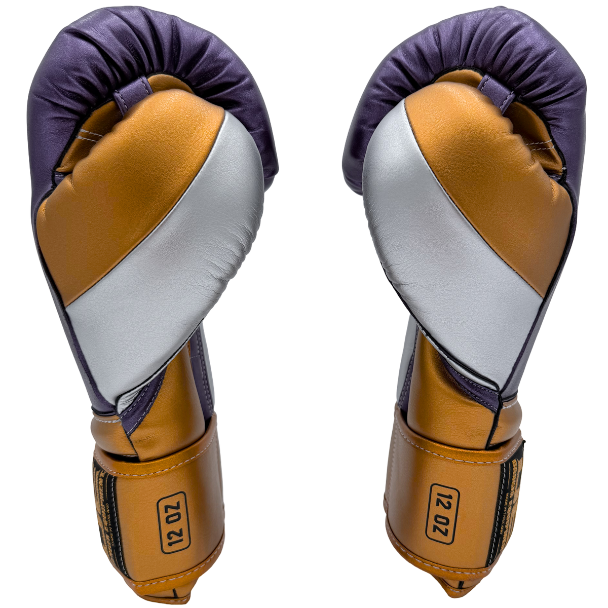 Boxing Gloves Danger Mexican Microfiber Purple Gold – Danger Equipment