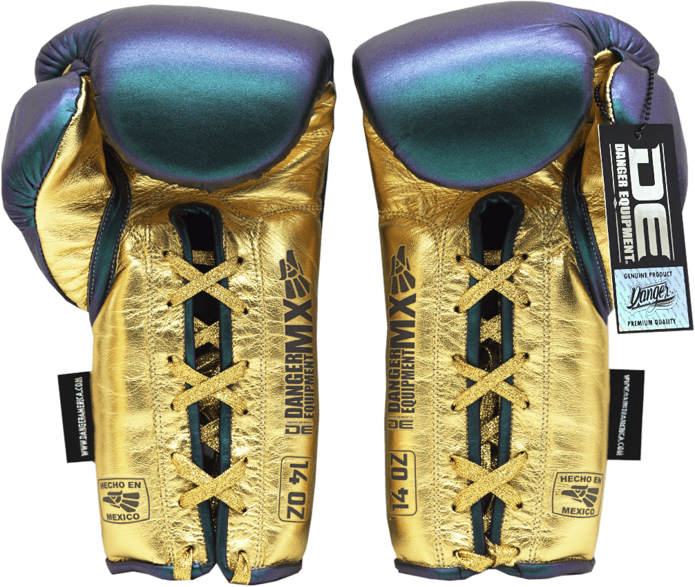 Boxing Pro Gloves Laces Danger Mx Blue – Danger Equipment