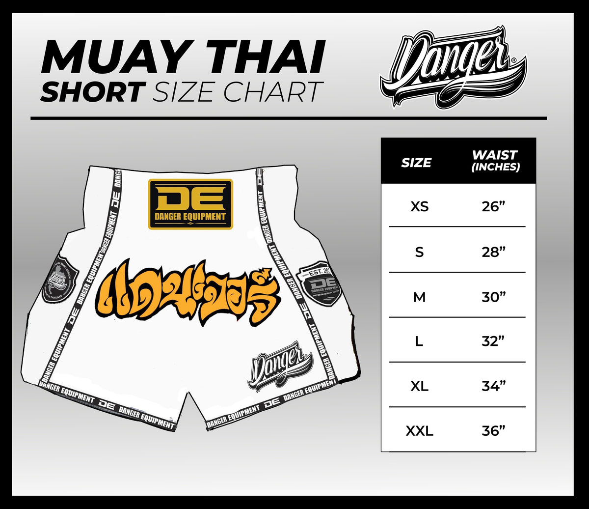 Muaythai Shorts Danger Black Micro – Danger Equipment