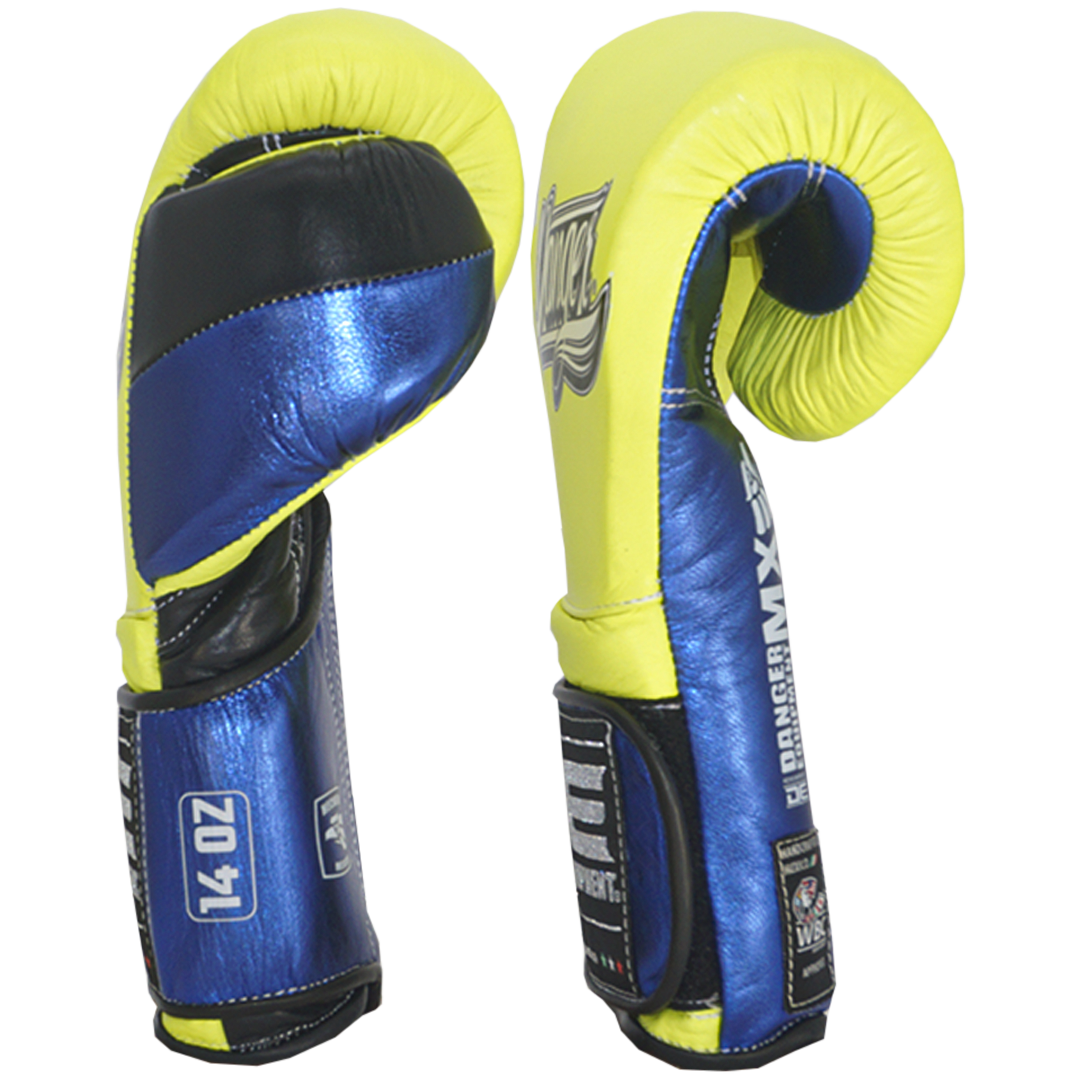 Boxing Pro Gloves Velcro Danger Mx Neon – Danger Equipment