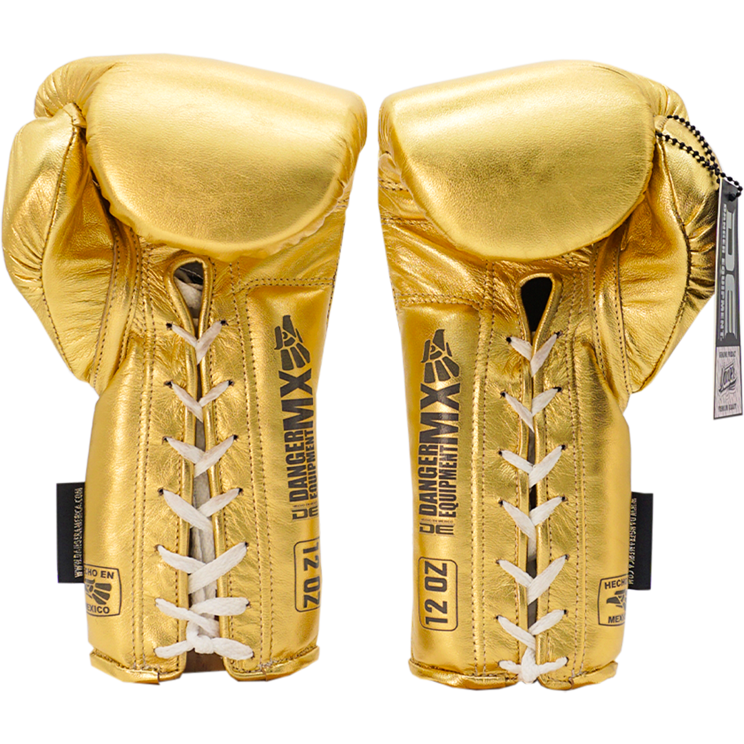 Boxing Pro Gloves Laces Danger Mx Gold – Danger Equipment